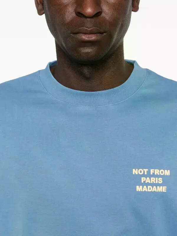 Drole De Monsieur Short-sleeve T-shirt - Blue