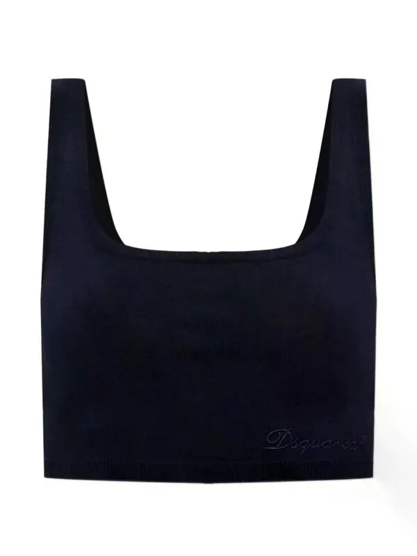 Dsquared2 Embroidered Crop Top