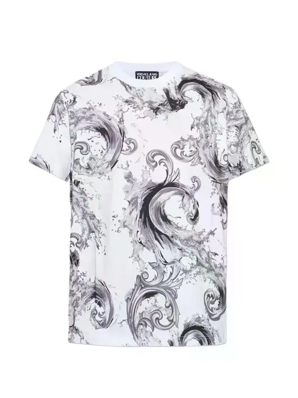 Versace Barocco Print T-shirt - White