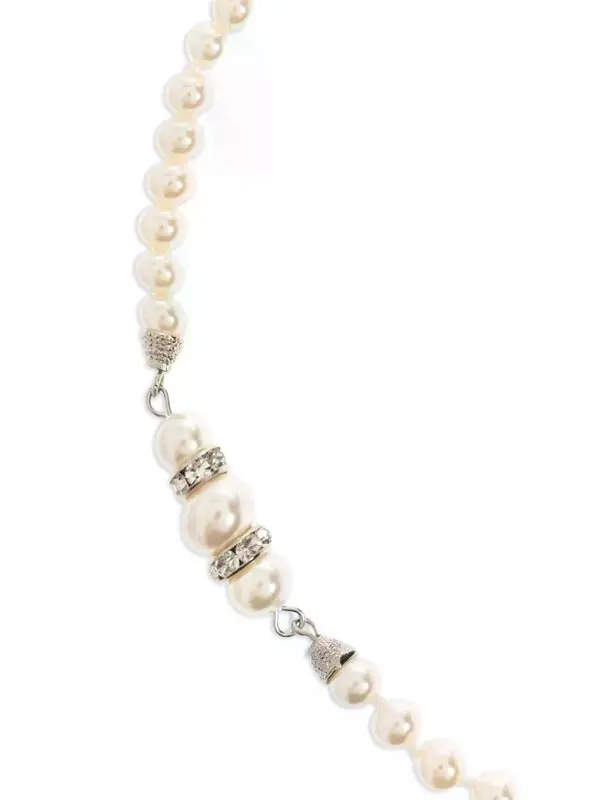 Alessandra Rich Pearl And Stone Embellished Necklace
