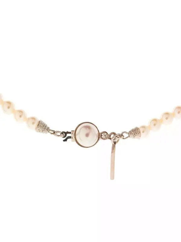 Alessandra Rich Pearl And Stone Embellished Necklace