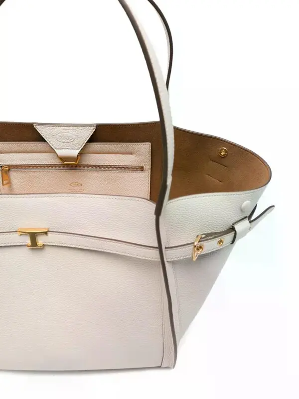 TOD'S Leather Buckle Tote