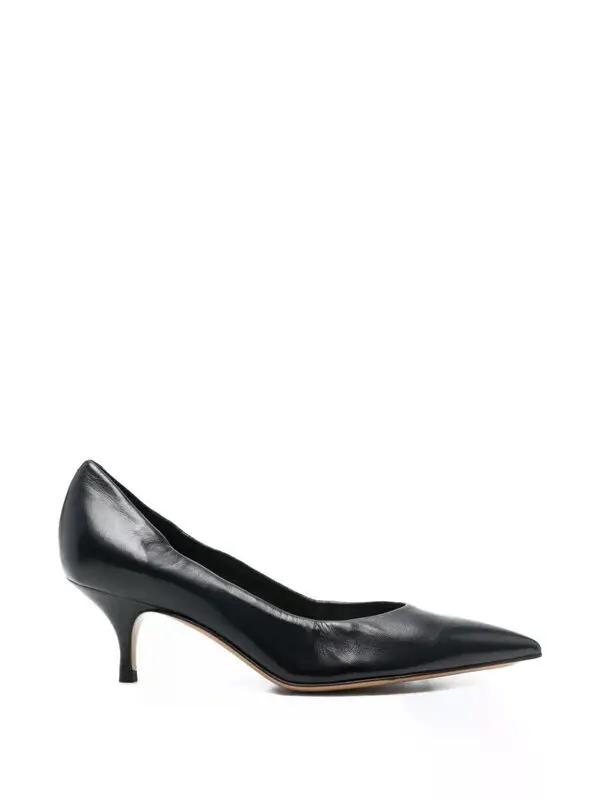 GUGLIELMO ROTTA Leather Pointed Pumps - Blue