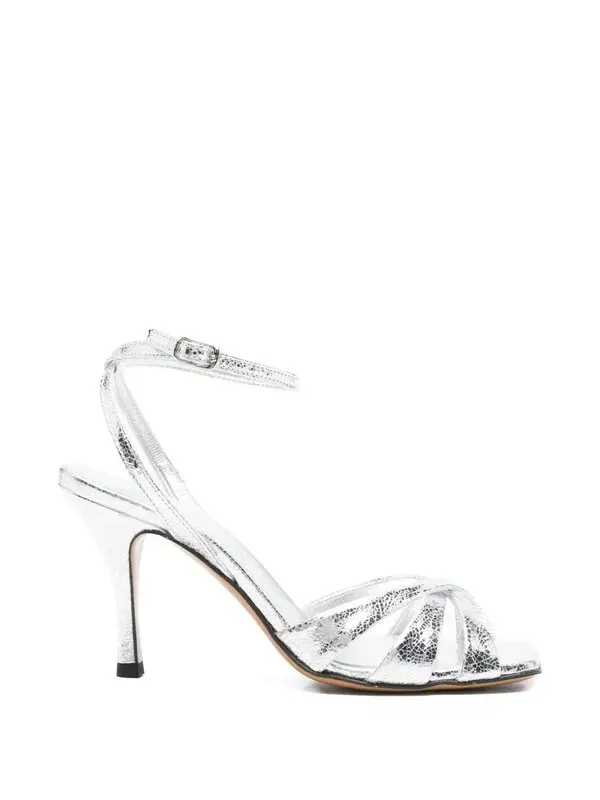GUGLIELMO ROTTA Abelie Twisted Leather Sandals