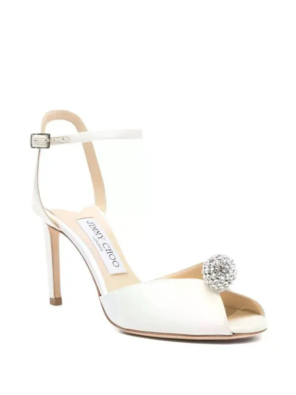 JIMMY CHOO Sacora Embellishment Strap Sandals