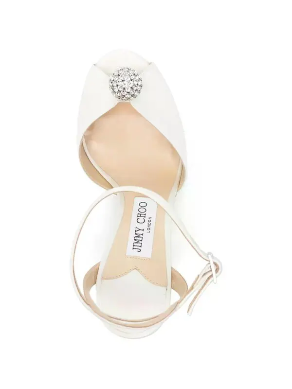 JIMMY CHOO Sacora Embellishment Strap Sandals