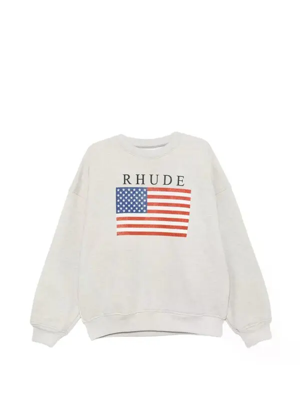 Rhude Flag-print Sweatshirt