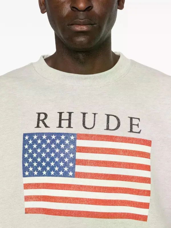 Rhude Flag-print Sweatshirt