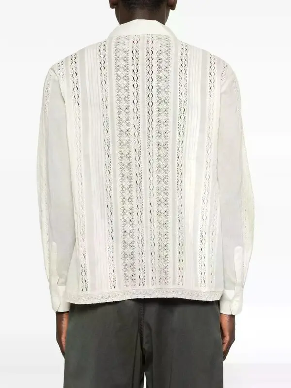 BAZISZT Sefservy Lace Shirt - Neutrals