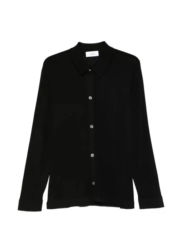 LARDINI Buttoned Knitted Shirt