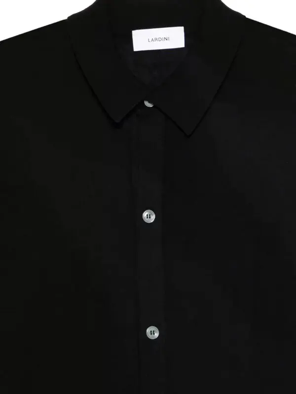 LARDINI Buttoned Knitted Shirt