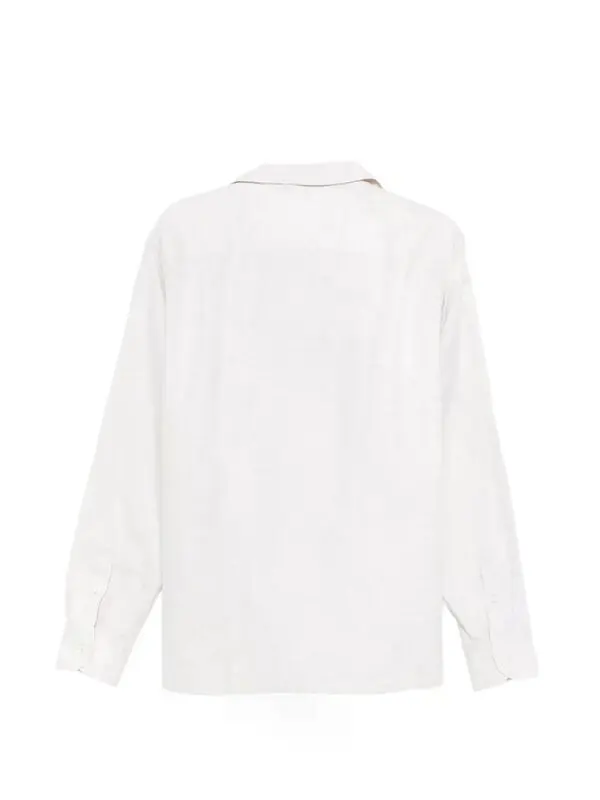 LARDINI Long-sleeve Polo Shirt - Neutrals