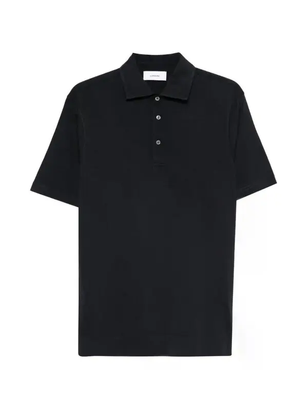LARDINI Buttoned Polo Shirt