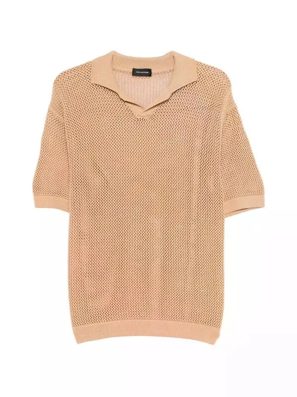 Tagliatore Collared Knitted T-shirt