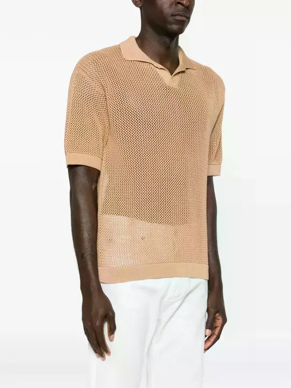 Tagliatore Collared Knitted T-shirt