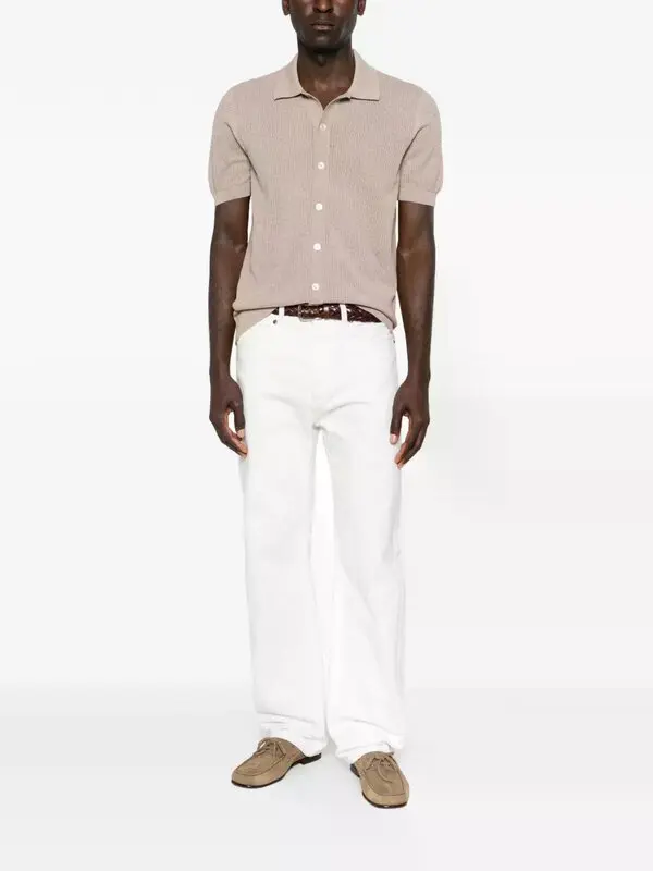 Tagliatore Button Ribbed Shirt