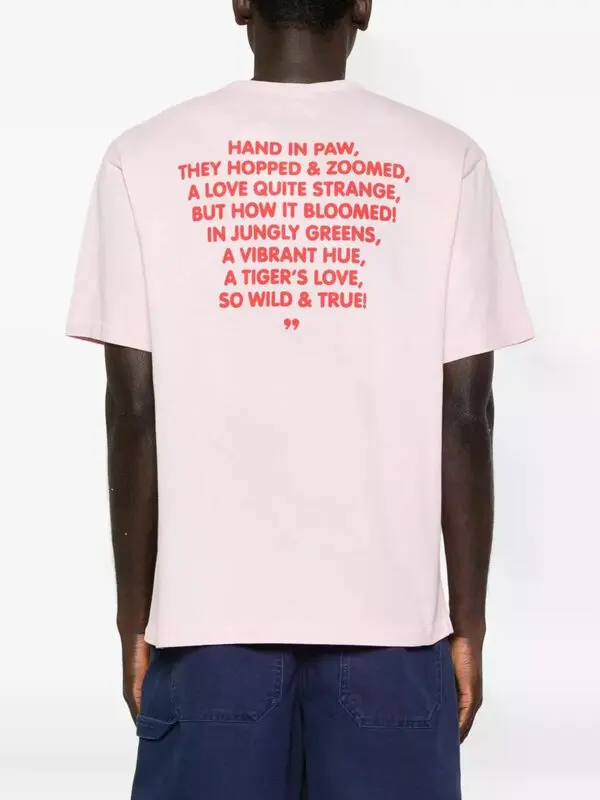 Kenzo Graphic Print T-shirt - Pink