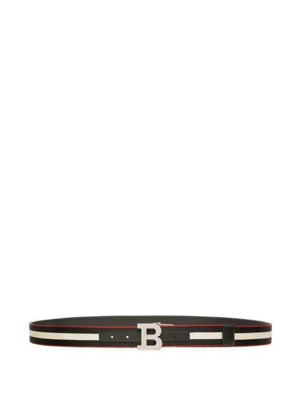 Bally B Buckle Belt - Black