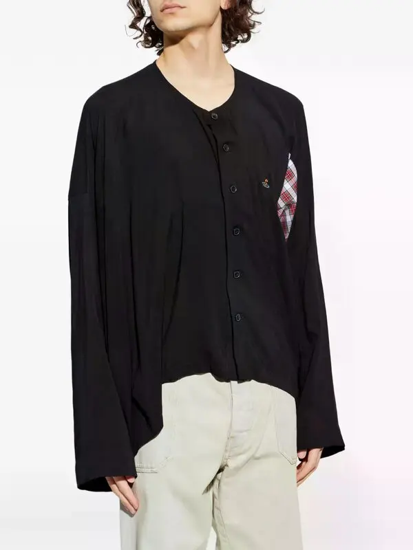 VIVIENNE WESTWOOD Drunken Grandad Button Tartan Shirt