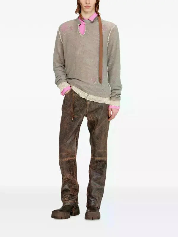 DIESEL® K-daianeris Long Sleeve Sweater - Neutrals