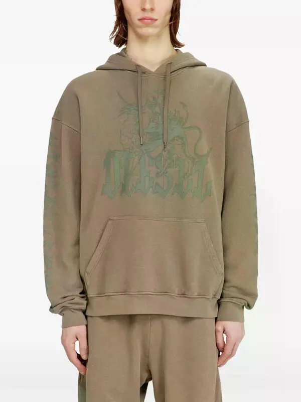 DIESEL® Graphic Print Hoodie