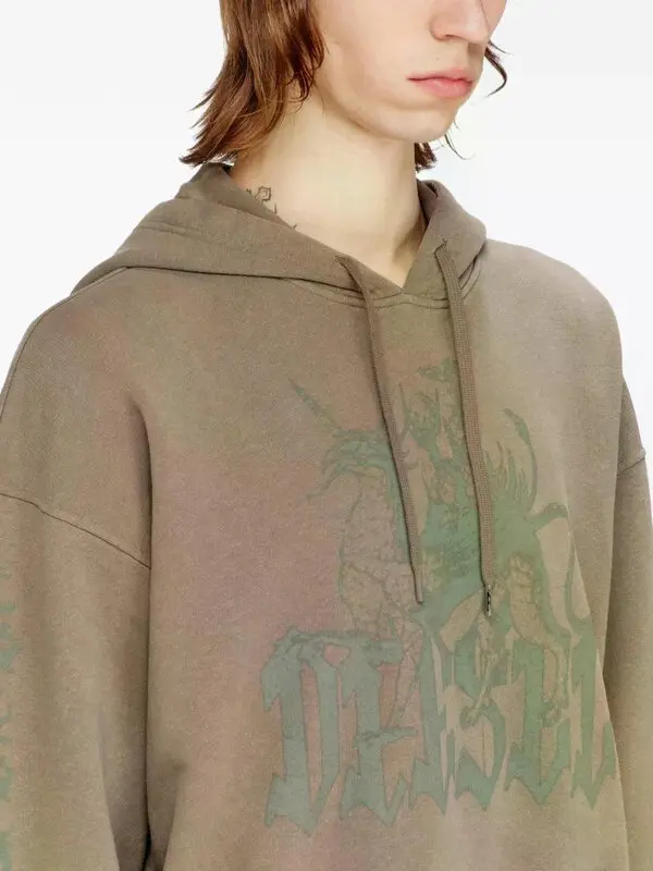 DIESEL® Graphic Print Hoodie