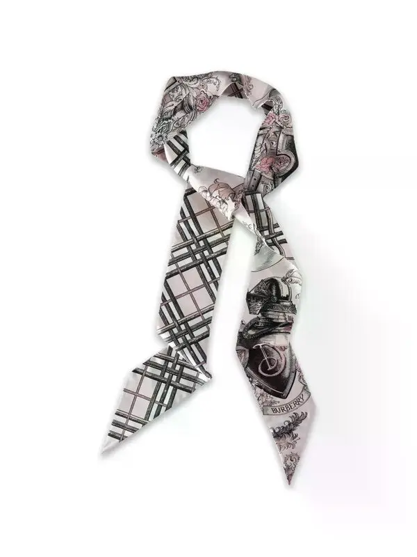 Burberry Tartan Graphic Scarf - Pink