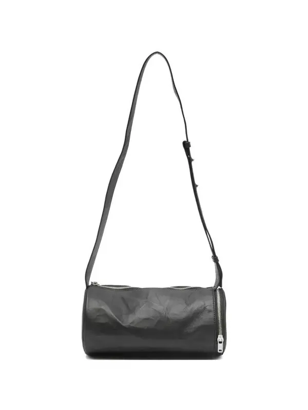 Y3 Barrel Zip-cylinder Messenger Bag - Black