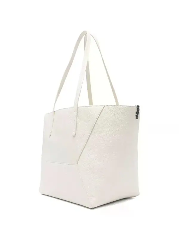 Brunello Cucinelli Grained Leather Tote Bag