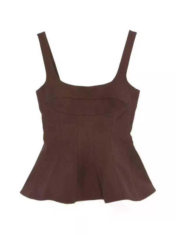 Stine Goya Square-neck Sleeveless Top