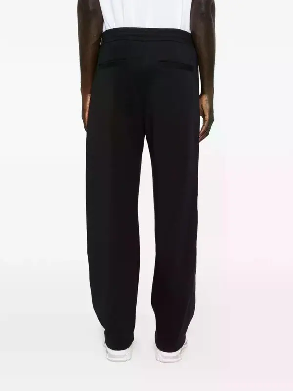 Emporio Armani Side Trim Trousers - Black