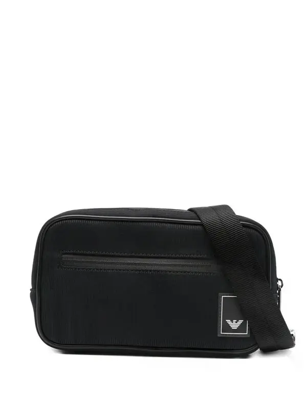 Emporio Armani Logo-patch Belt Bag - Blue
