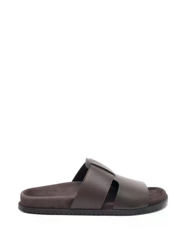 Dolce & Gabbana Logo-detail Sandals - Brown