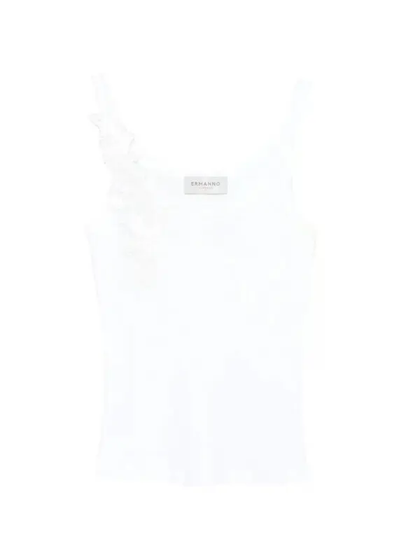 ERMANNO FIRENZE Tank Top - White