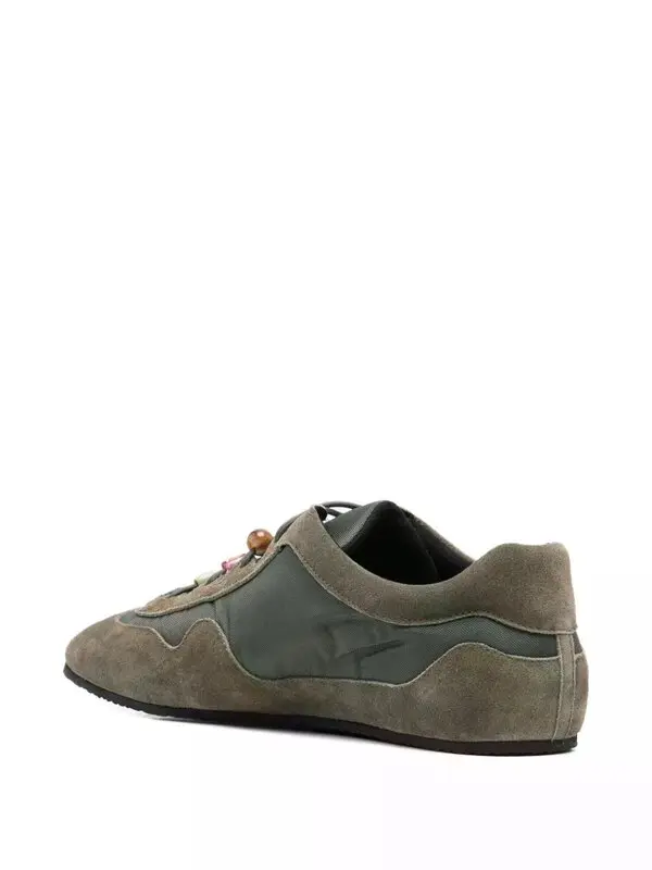 Cecilie Bahnsen Blaise Suede Sneakers - Green