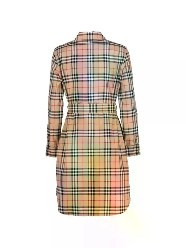 Burberry Patterned Shirt Dress