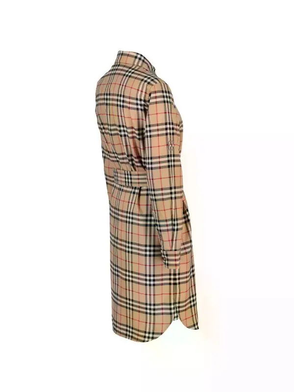 Burberry Patterned Shirt Dress