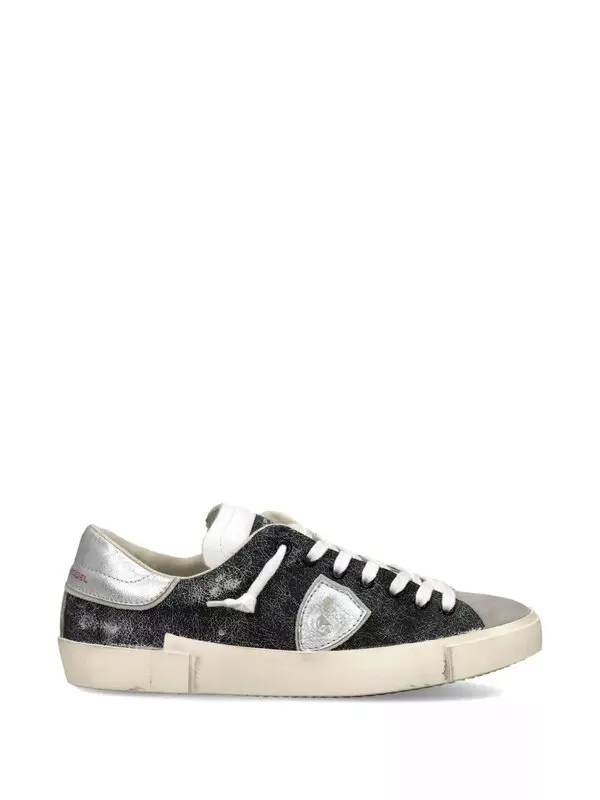 Philippe Model Prsx Low Metallic Panel Sneakers