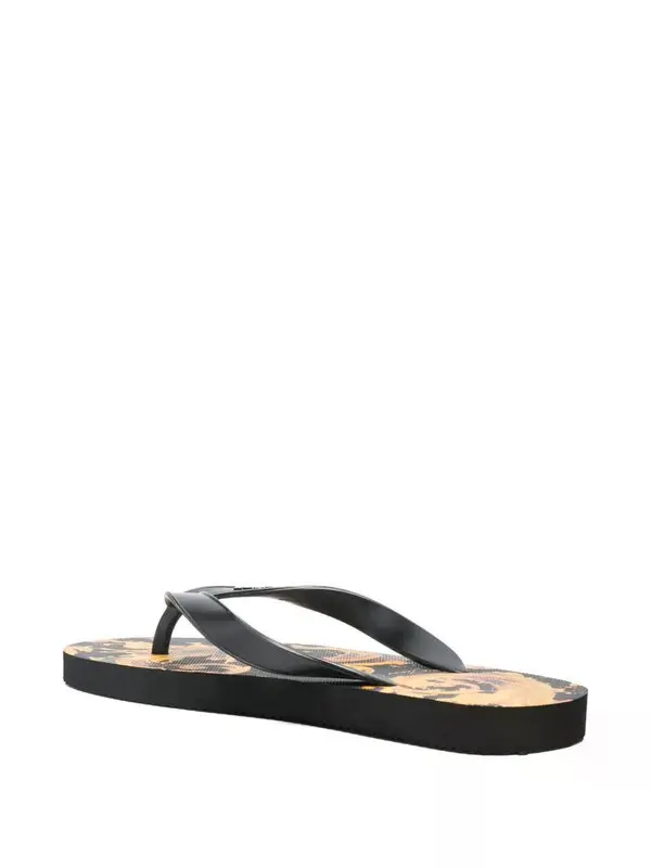 Versace Logo-detail Flip-flops - Black