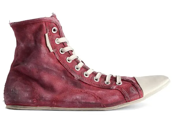 Balenciaga Paris Ultra Flat High-top Sneakers - Red