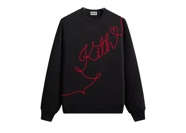 Kith Thread Of Fate Nelson Crewneck Sweatshirt - Black