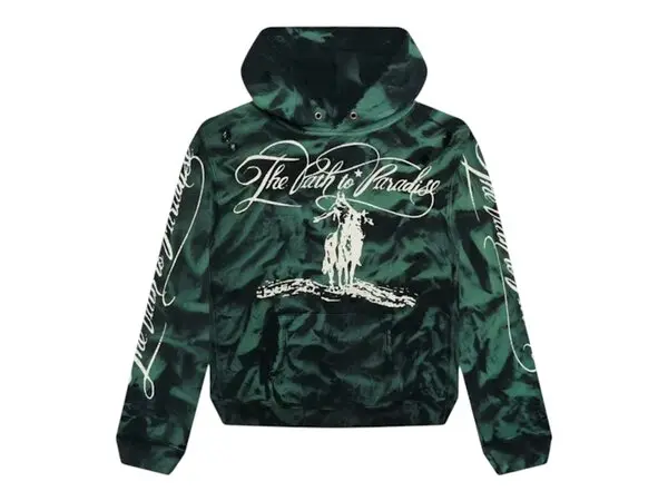 HELLSTAR Marble Paradise Hoodie - Green