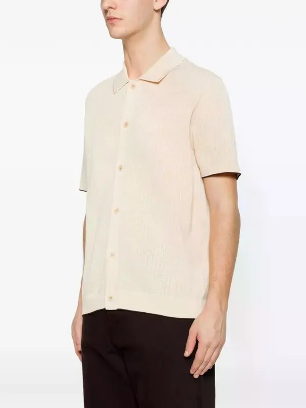 Nn07 Nalo Buttoned Polo Shirt - Neutrals