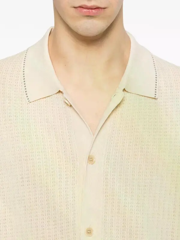 Nn07 Nalo Buttoned Polo Shirt - Neutrals