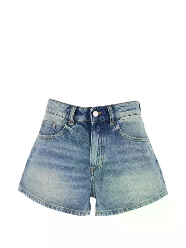 ICON DENIM LA Raw-edge Denim Shorts