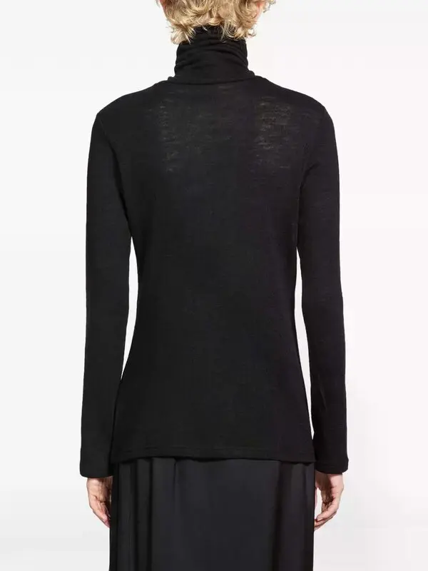 Yohji Yamamoto Wool High Neck Top