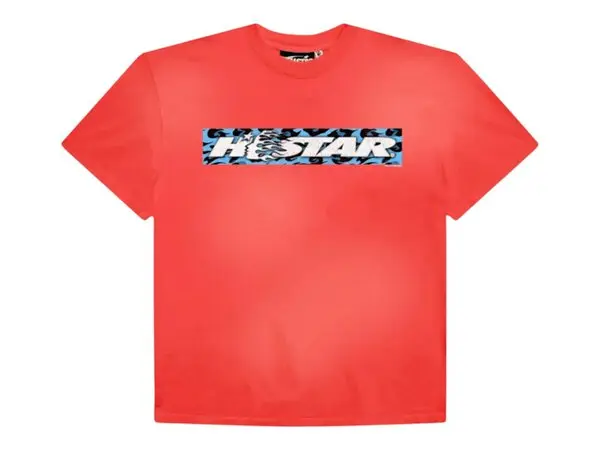 HELLSTAR Box Logo Tee Shirt - Red
