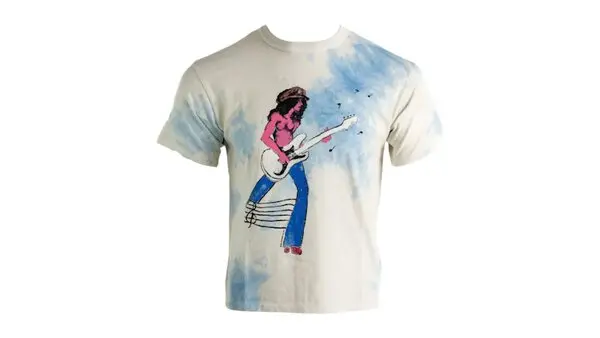ERL Rocker T-shirt - White/blue