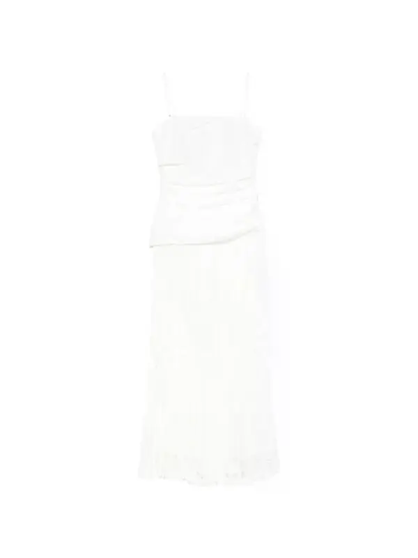 Simkhai Annalise Lace Midi Dress - White