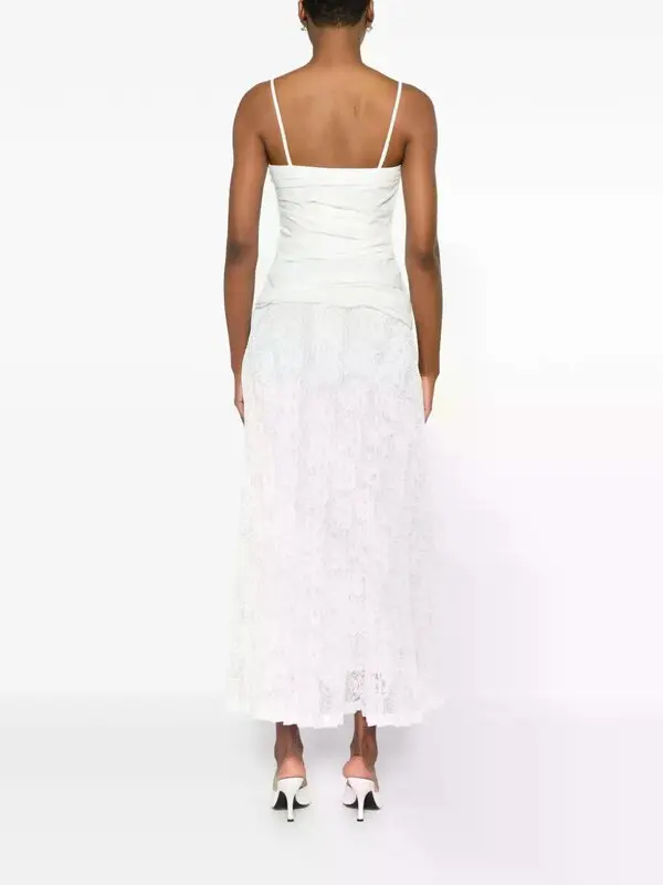 Simkhai Annalise Lace Midi Dress - White